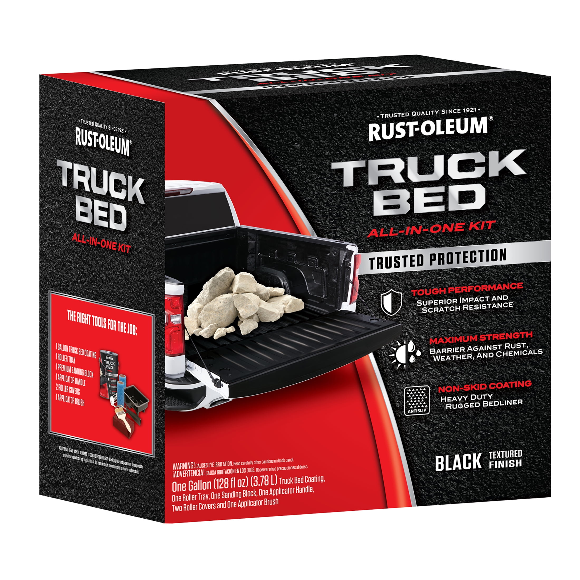 Rust-Oleum, Automotive Roll-On Truck Bed Liner Kit, 382628, 1 Gallon ...