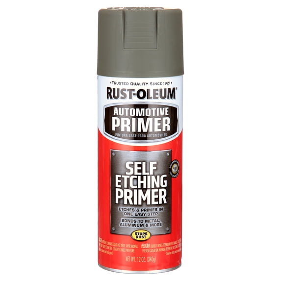 Rust-Oleum Automotive Self Etching Primer Spray, Dark Green, 12 oz ...