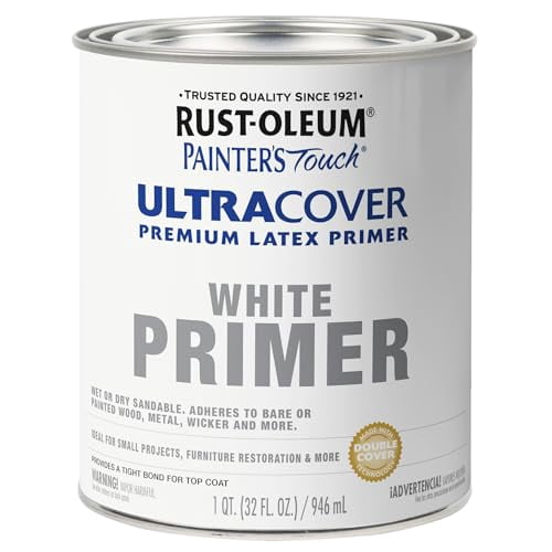 Rust-Oleum Brush On Paint 224430T Painter's Touch Latex, Quart, Acrylic ...