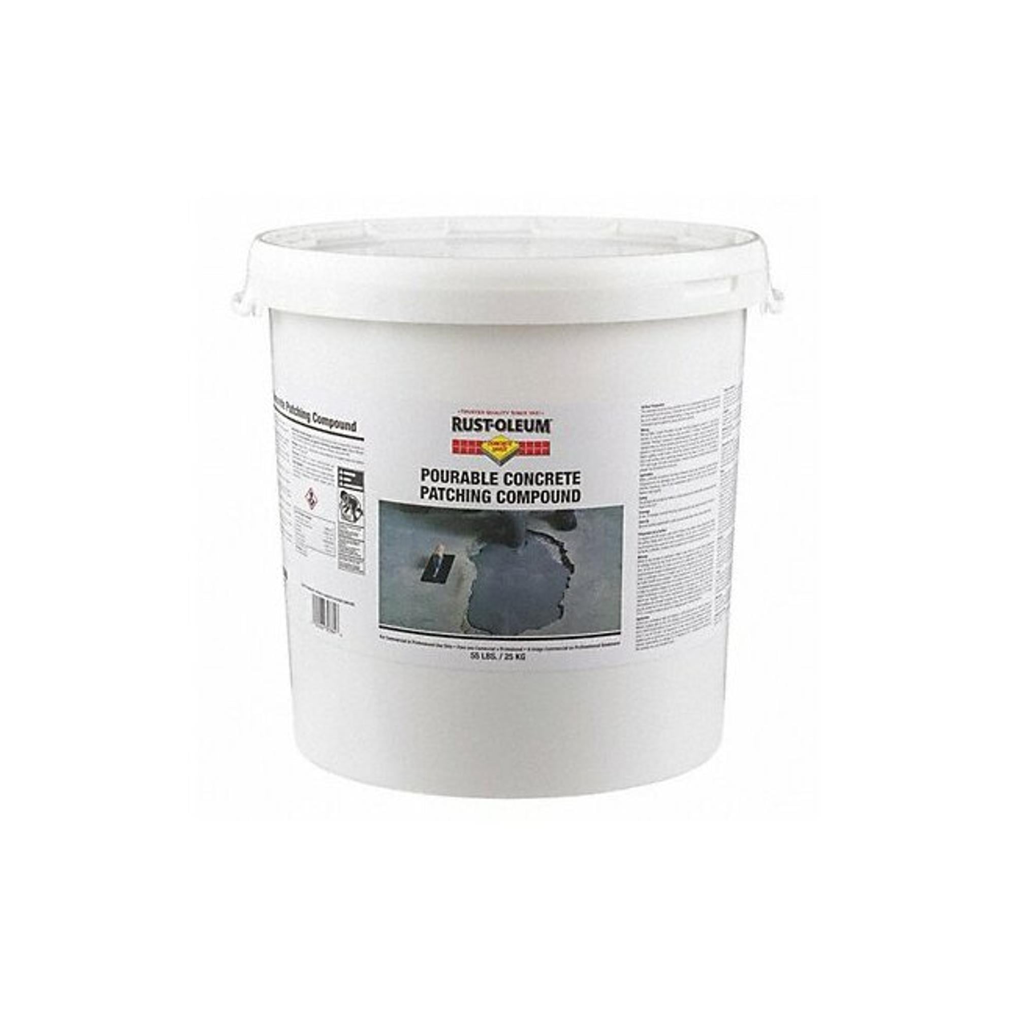 Rust-Oleum Concrete Repair Compound, Pail, Gray, Concrete Saver 291070 ...