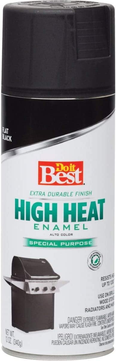 Rust-Oleum Do it Best High Heat Enamel, BBQ Black Spray Paint - Walmart.com