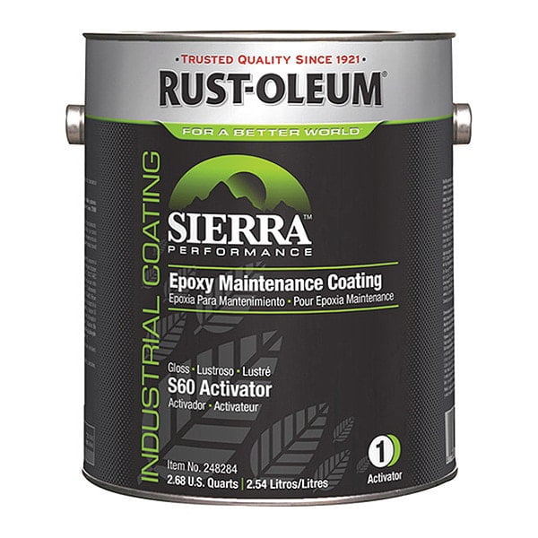 Rust-Oleum Epoxy Activator,S60,Clear,1 gal,Can 248284 - Walmart.com