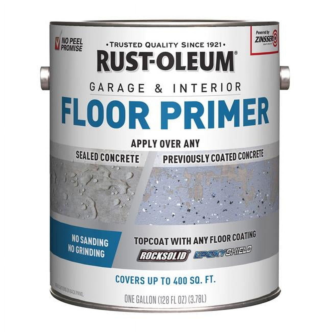Rust-Oleum Epoxy Coating Garage & Interior Concrete Floor Primer, Rock ...
