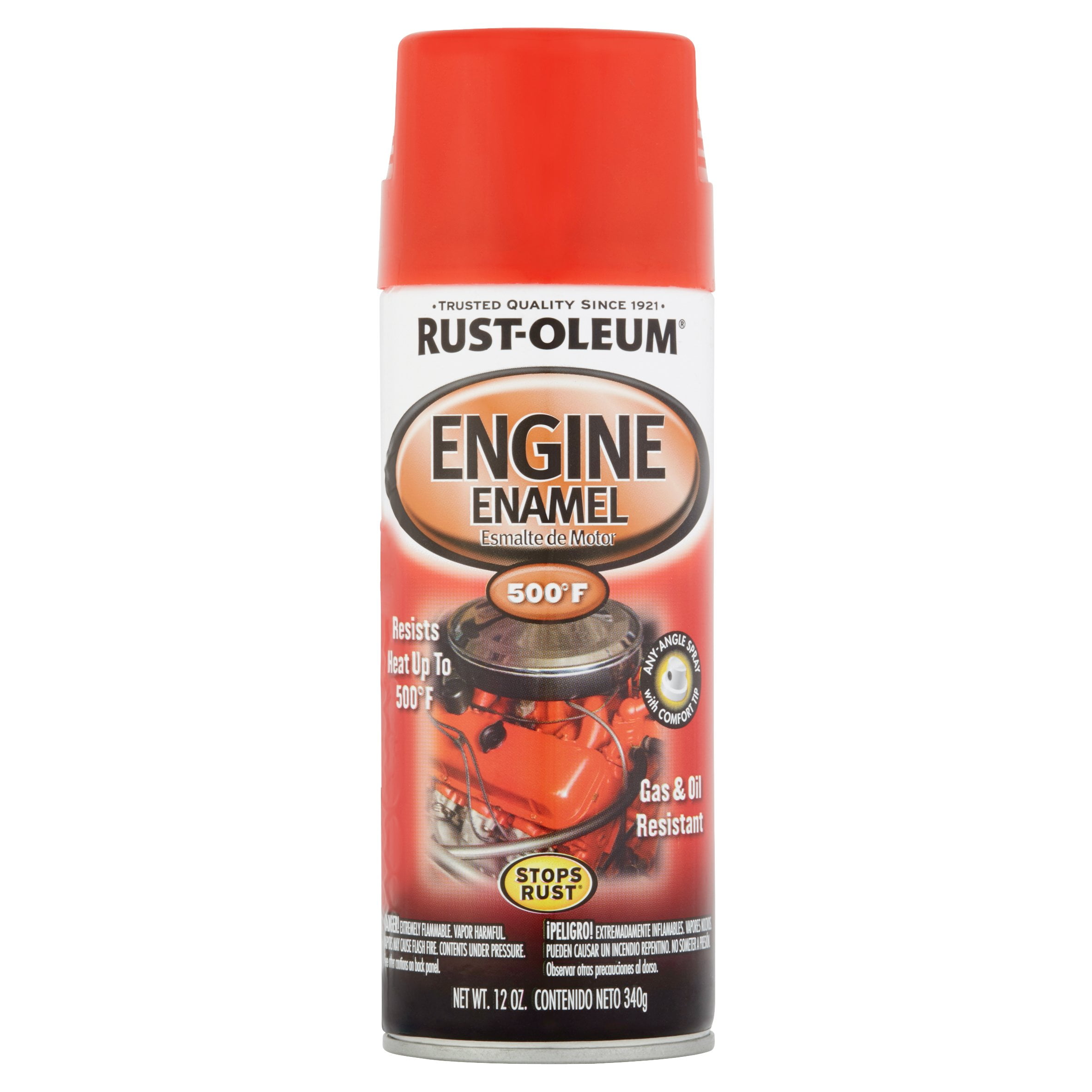 Rust-Oleum Gas & Oil Resistant Engine Enamel, 12 oz - Walmart.com