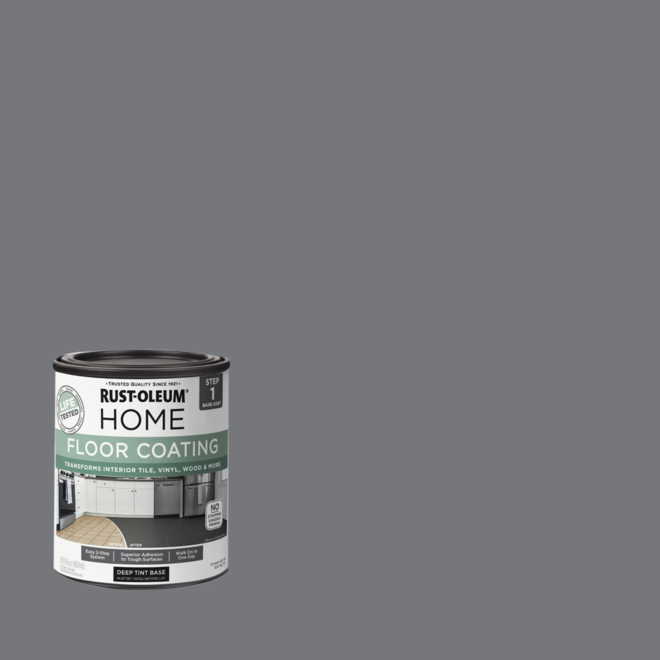 Rust-Oleum Home Dark Gray Interior Floor Coating Base Coat-363129T ...
