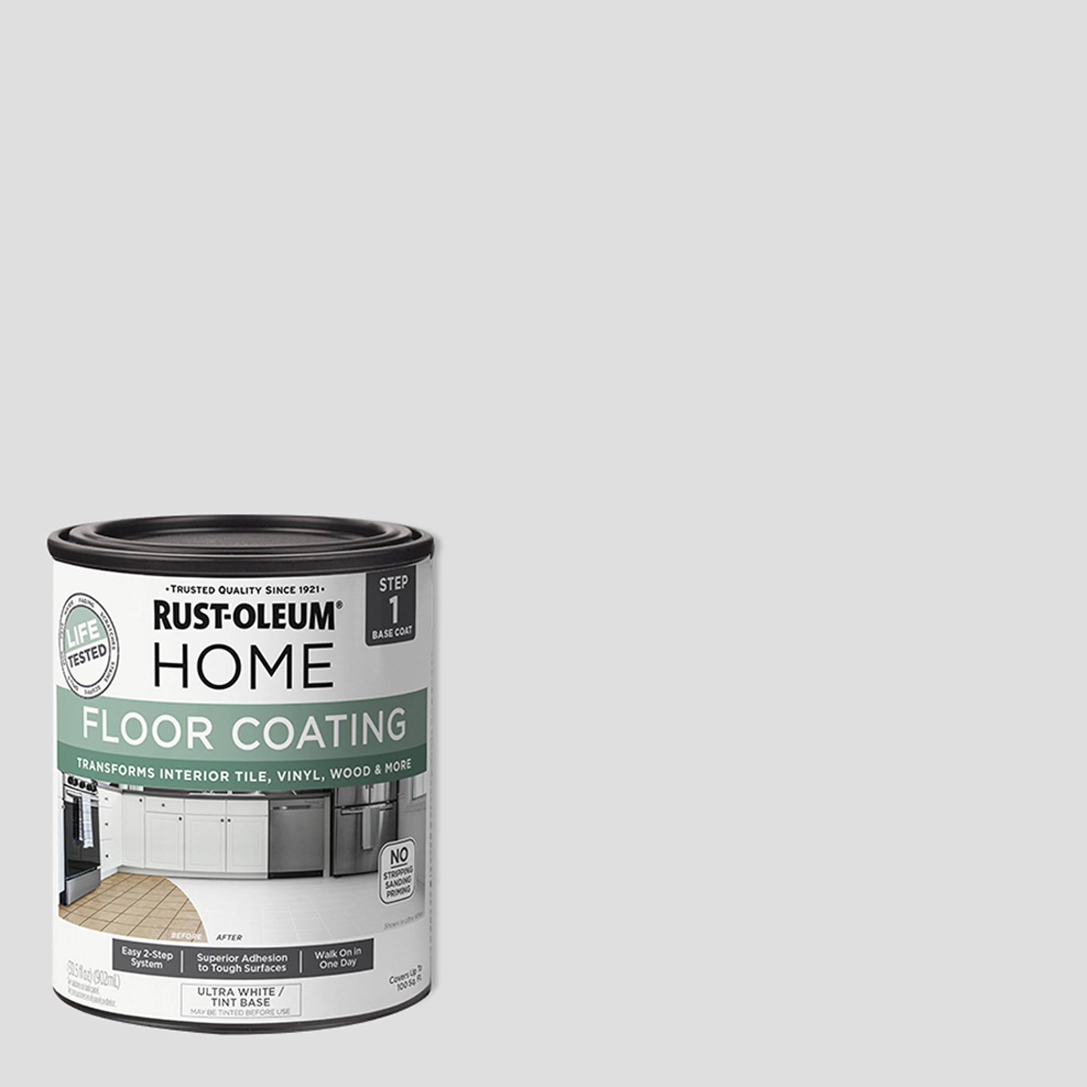 Rust-Oleum Home Pearl Gray Interior Floor Coating Base Coat-363077T ...