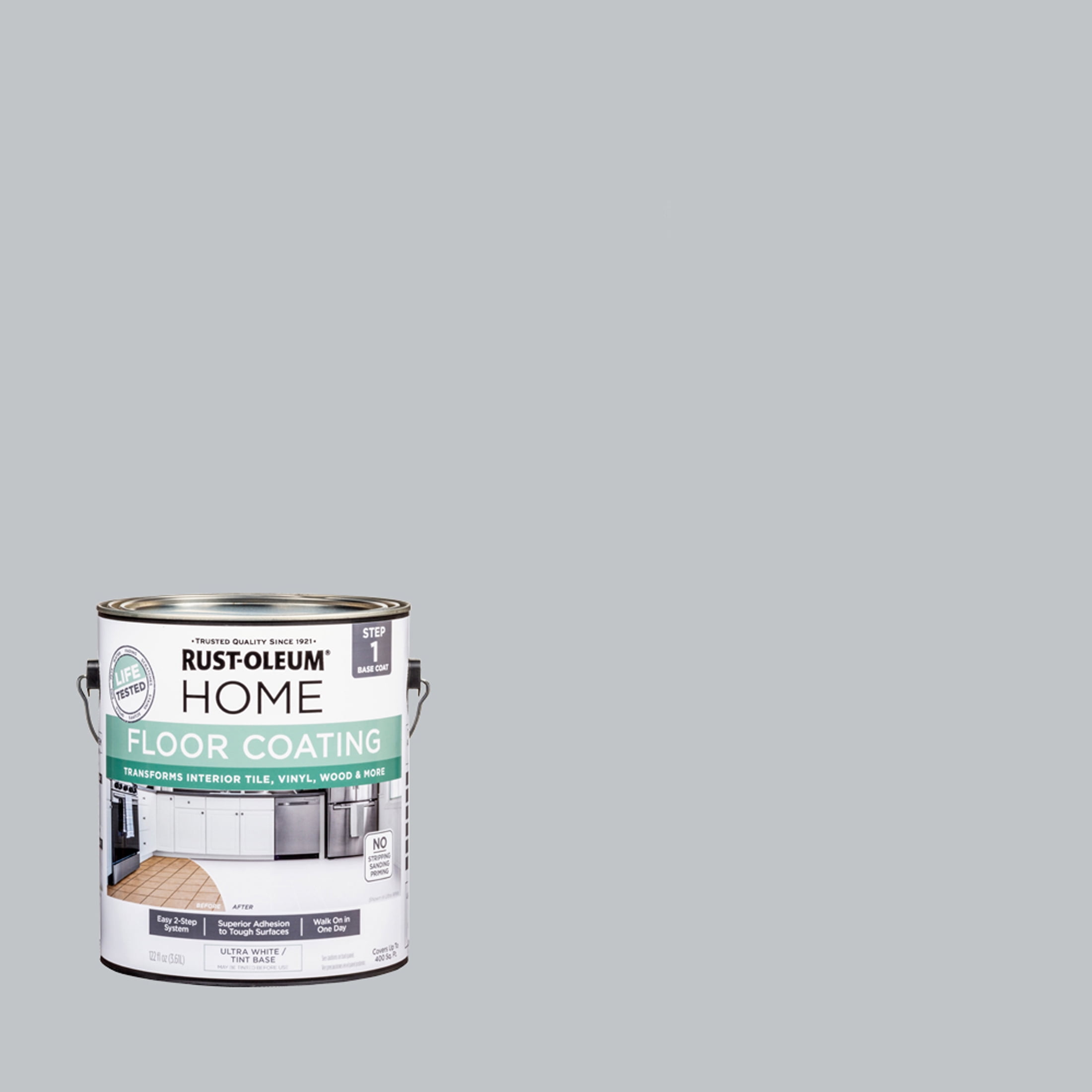 Rust-Oleum Home Smoke Interior Floor Coating Base Coat-363141T, Gallon ...