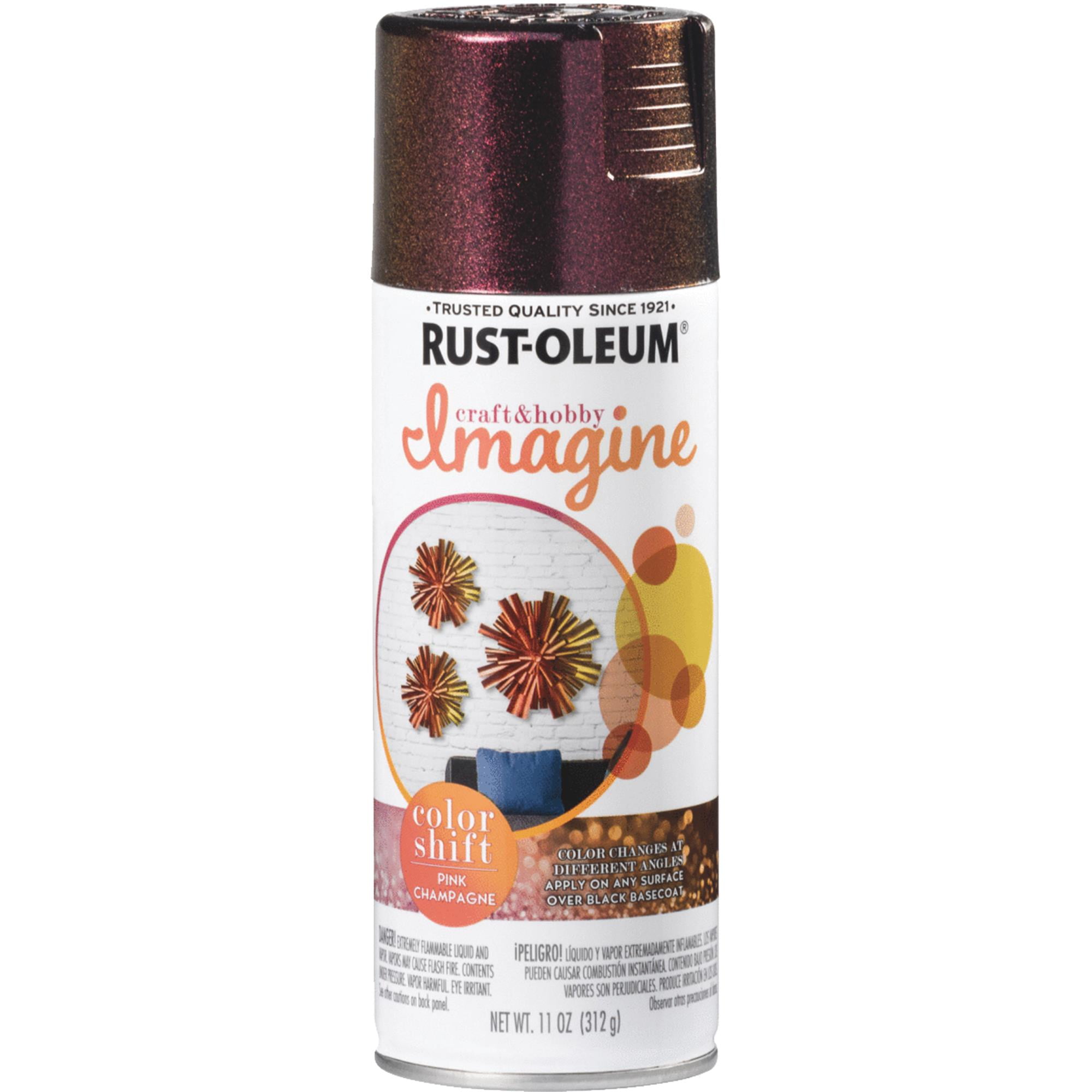 Rust-Oleum Imagine Gloss Champagne Pink Spray Paint 11 oz - Walmart.com