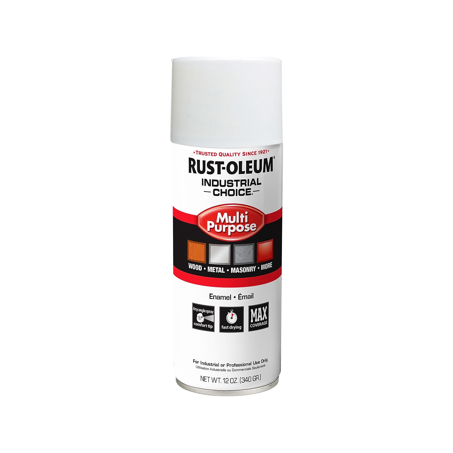Rust-Oleum Industrial Choice Enamel Spray Paint - 12 fl oz - 6 / Carton ...