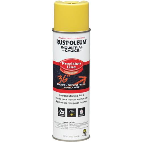 Rust-Oleum Industrial Choice Inverted Marking Spray Paint H-VIS YEL ...