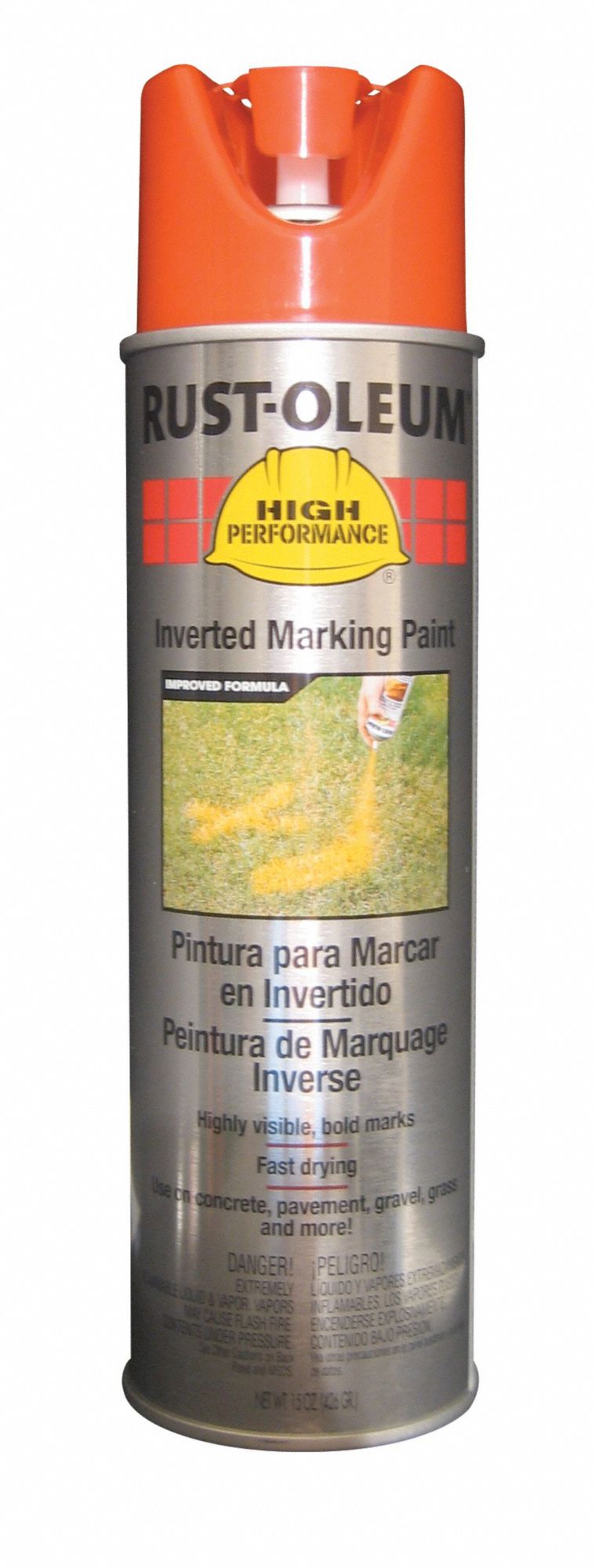 Rust-Oleum Inverted Marking Paint,20oz,Alert Orange V2354838V - Walmart.com