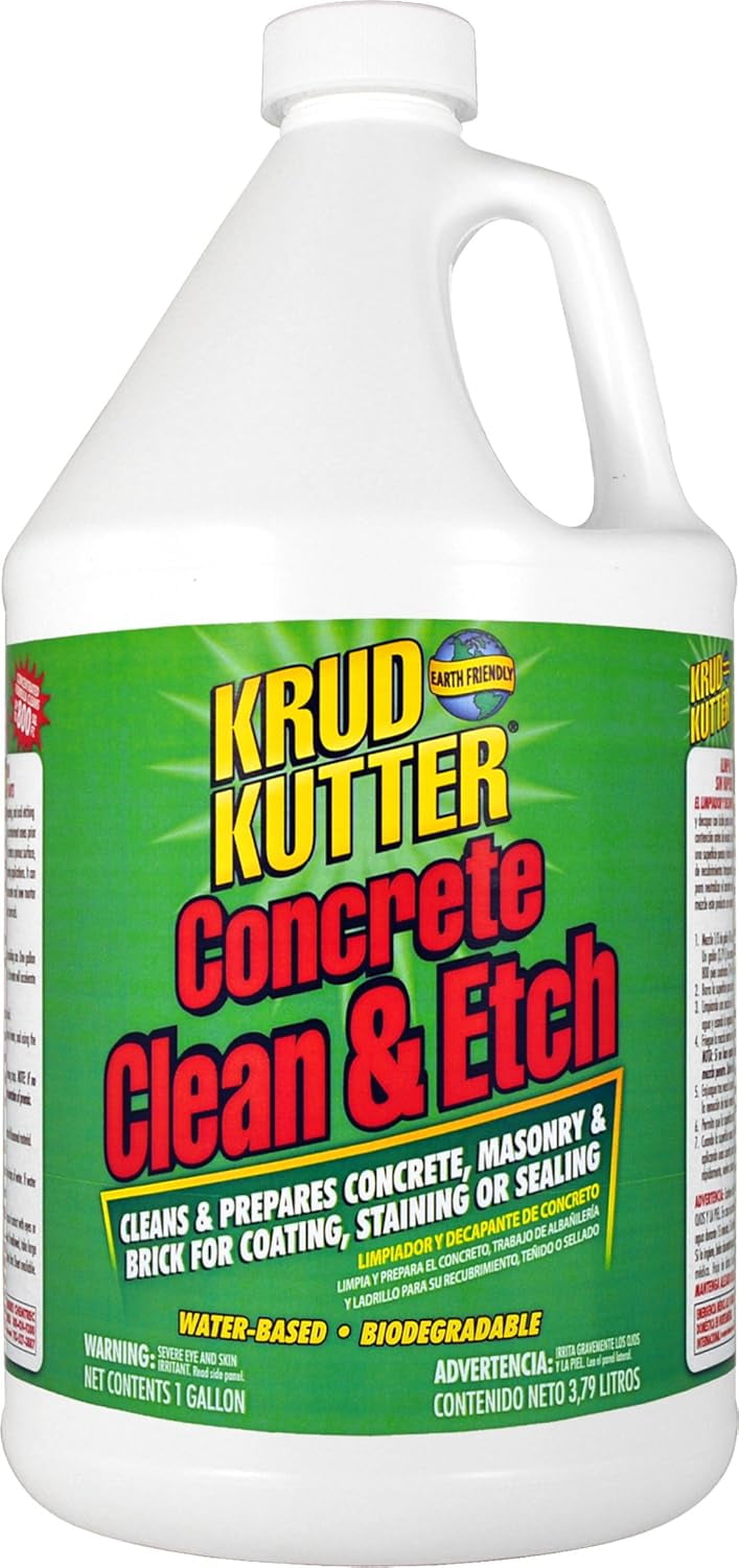 Rust-Oleum Krud Kutter CE01 Concrete Clean and Etch with Bland Odor, 1 ...