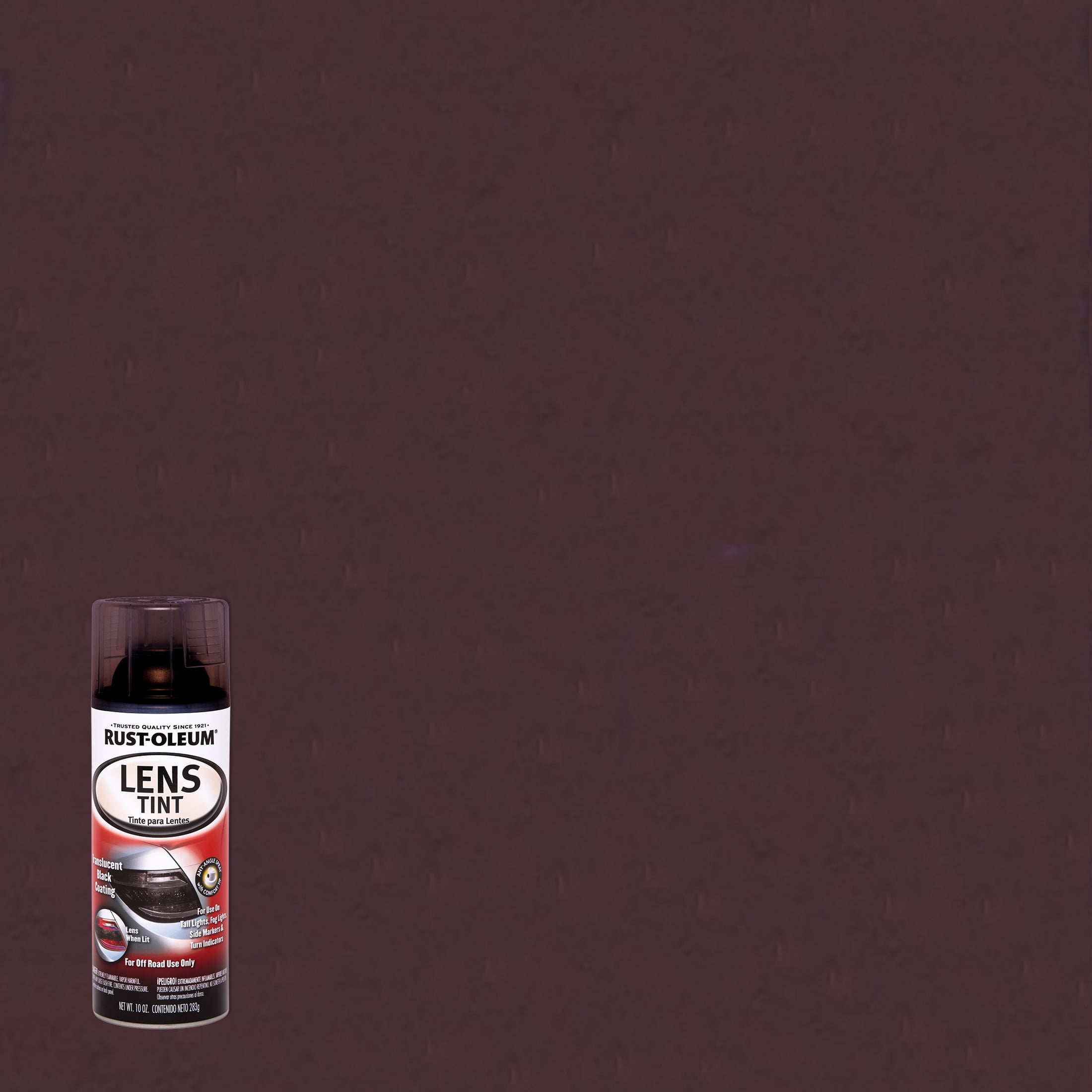 Rust-Oleum Translucent Black Lens Tint Spray Paint 10 oz for Lights and ...
