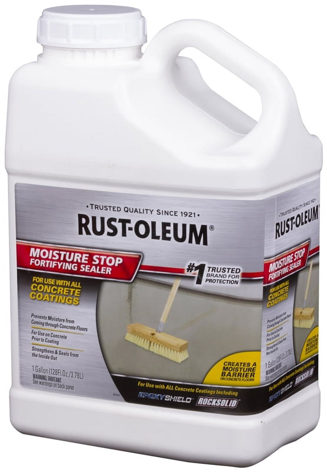 Rust-Oleum Moisture Stop Fortifying Clear Water-Based Sealer 1 gal ...