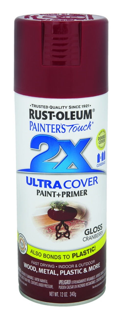 Rust-Oleum Painter's Touch 2X Ultra Cover Paint + Primer Spray Paint ...