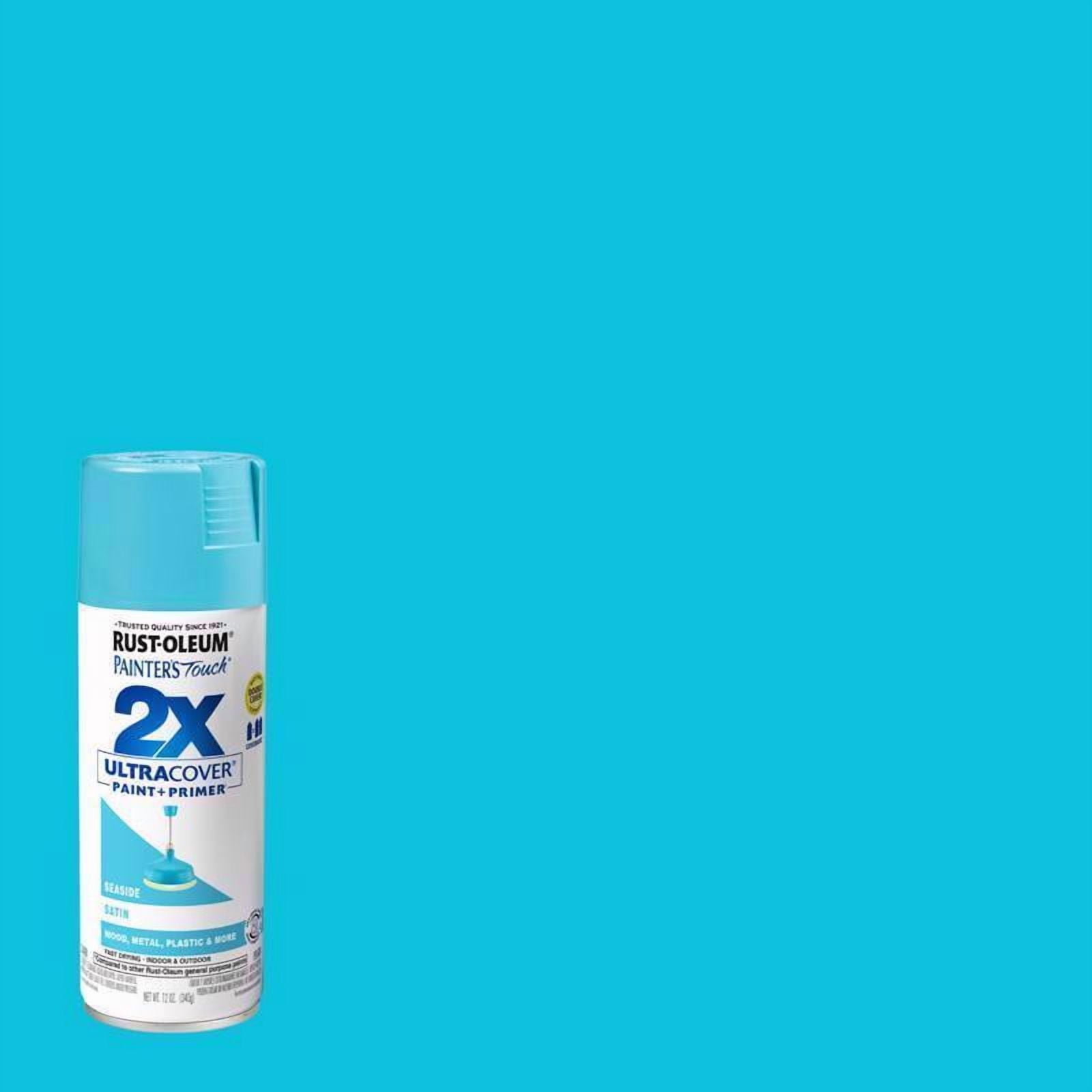 Rust-Oleum Spray Paint Enamel Satin, Durable, Oil-Based, Interior and ...
