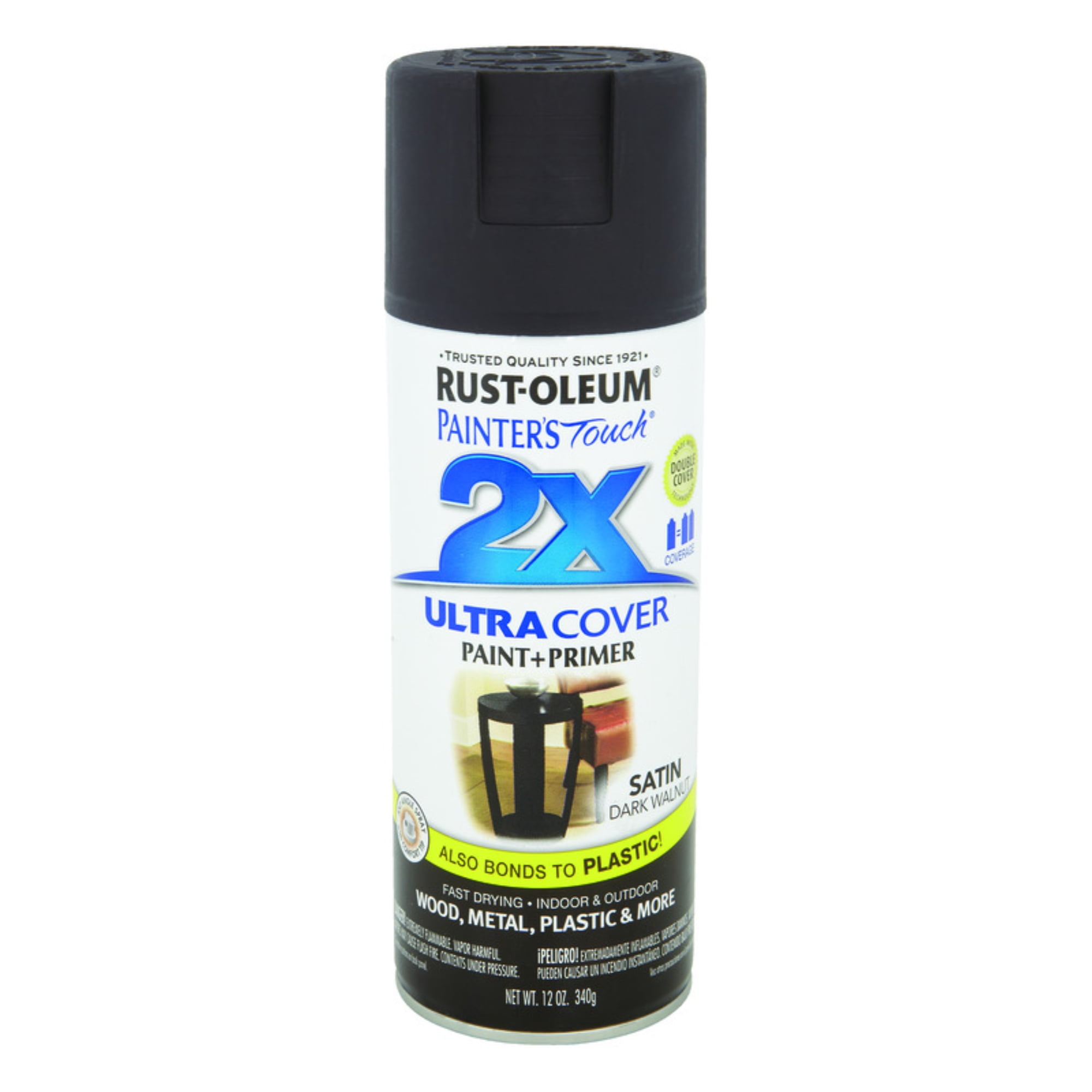 Rust-Oleum Painter's Touch 2X Ultra Cover Satin Dark Walnut Paint ...