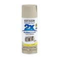 Rust-Oleum Painter's Touch 2X, Satin Fossil Spray Paint+Primer, 12 oz ...