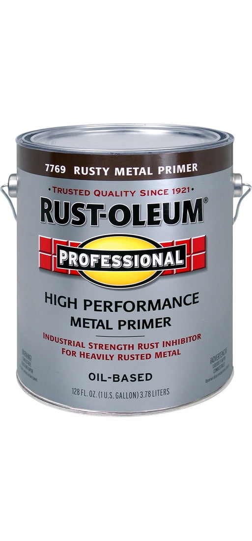 Rust-Oleum Professional Brown Metal Primer 1 gal, Stop Rust, Bonds ...