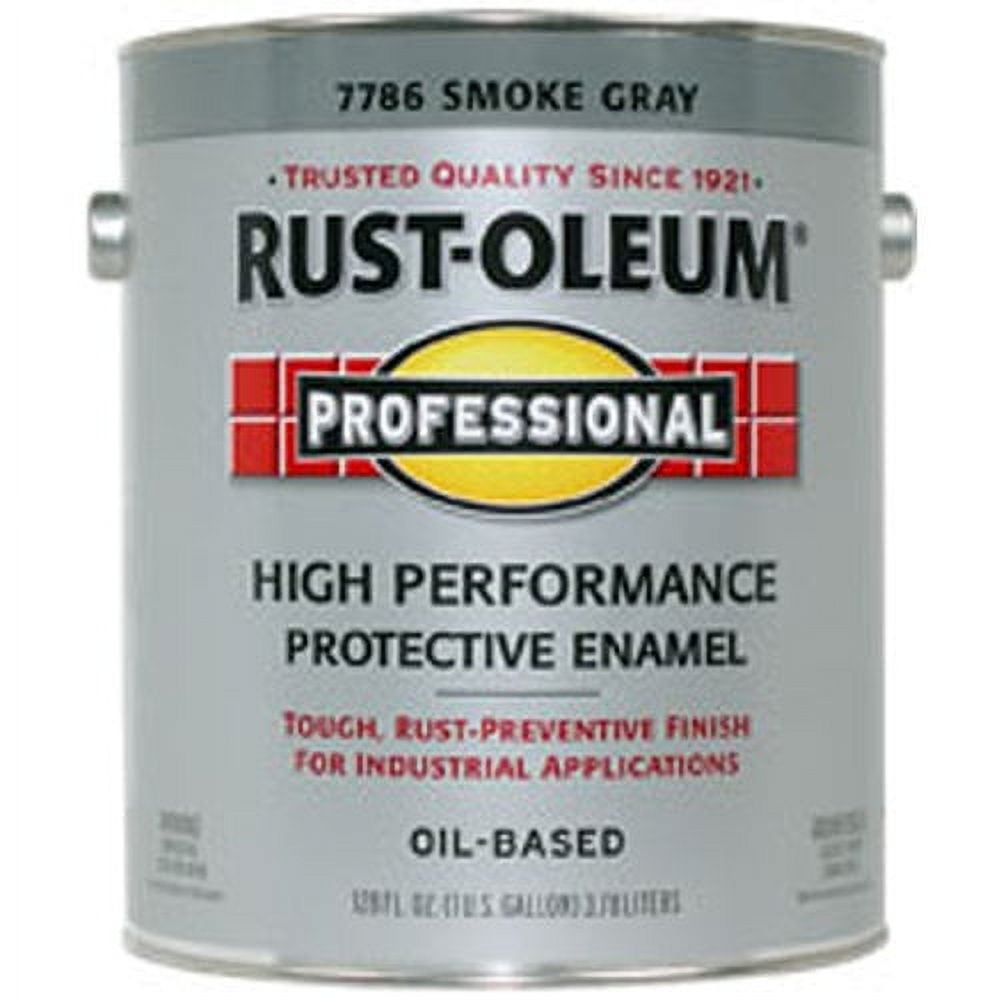 Rust-Oleum Pro High Performance 1 Gal Smoke Gray Gloss Paint for Indoor ...