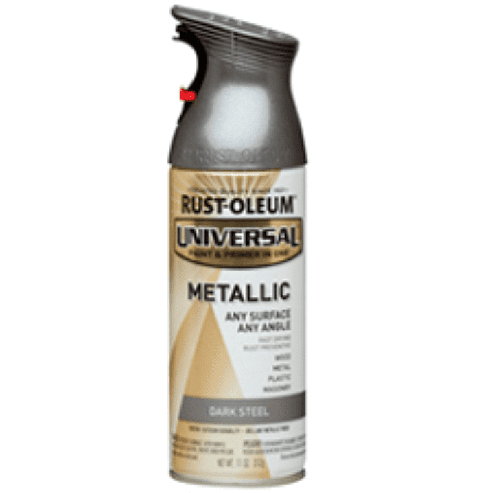 Rust-Oleum Rust-Oleum 262662 Universal Metallic Spray Paint, Dark Steel ...