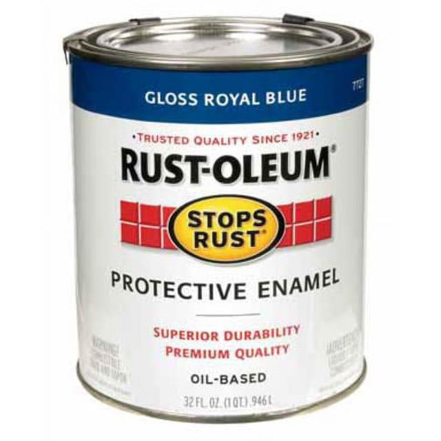 Rust-Oleum Rust-Oleum 7727-502 Stops Rust Protective Enamel, 1 Quart ...