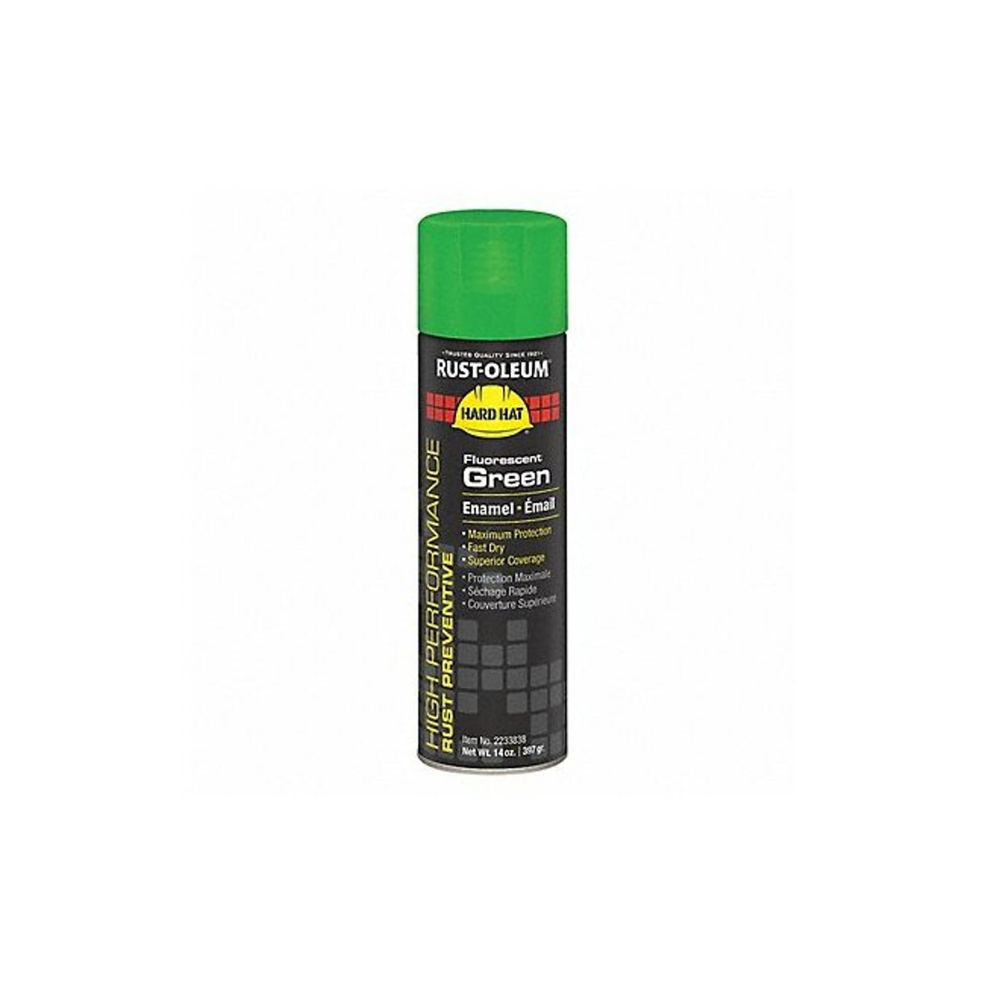 Rust-Oleum Rust Preventative,Fluorescent Green,14oz 2233838 - Walmart.com