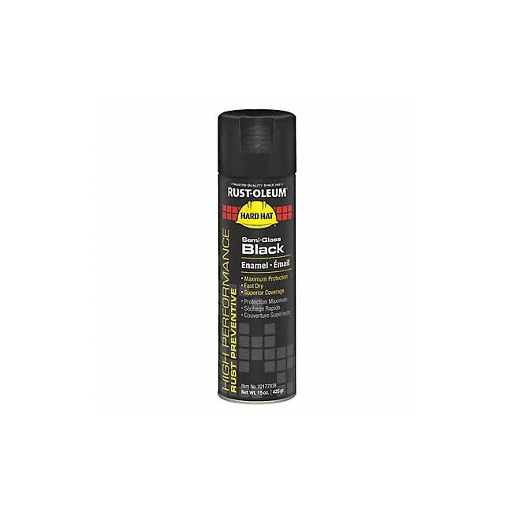 Rust-Oleum Rust Preventative Spray Paint,Black,15oz V2177838 - Walmart.com