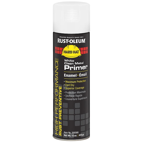 Rust-Oleum Rust Preventative Spray Primer,Wht,15 oz 209566 - Walmart.com