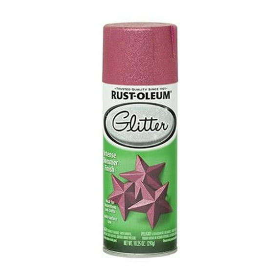 Rust-Oleum Specialty Shimmer Bright Pink Glitter Spray 10.25 oz for ...