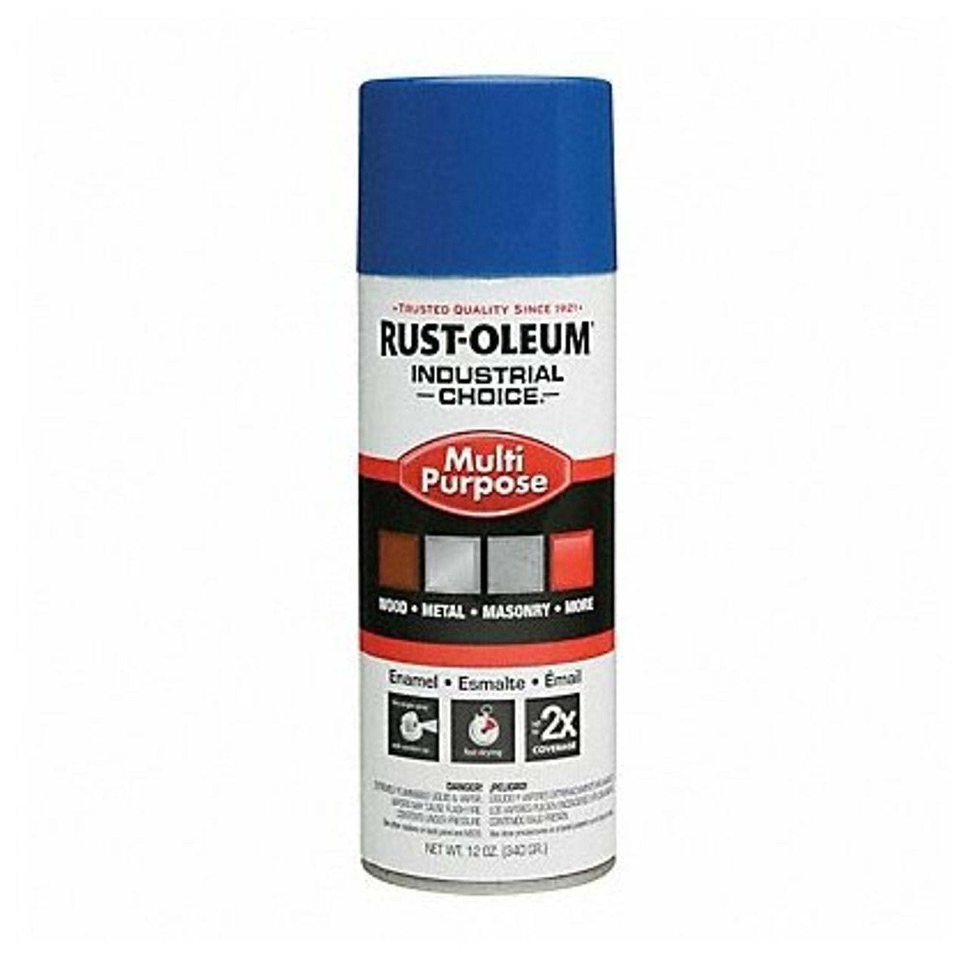 Rust-Oleum Spray Paint, True Blue, Gloss, Solvent, 12 oz 1626830V ...