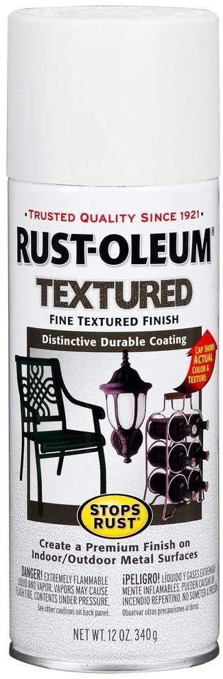 Rust-Oleum Stops Rust 12 oz. Textured White Protective Spray Paint 6 ...
