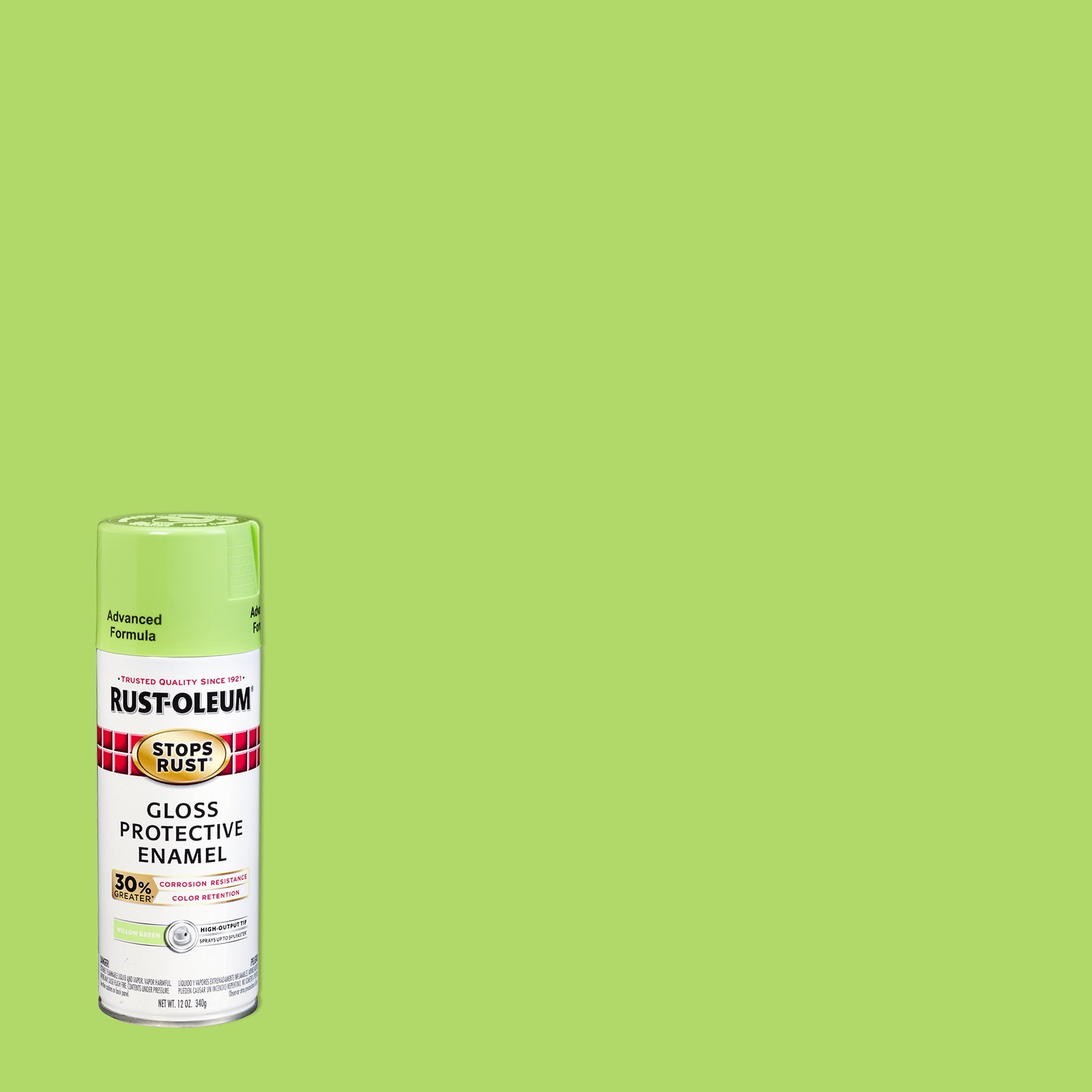 Rust-Oleum Stops Rust Advanced Gloss Willow Green Protective Enamel ...