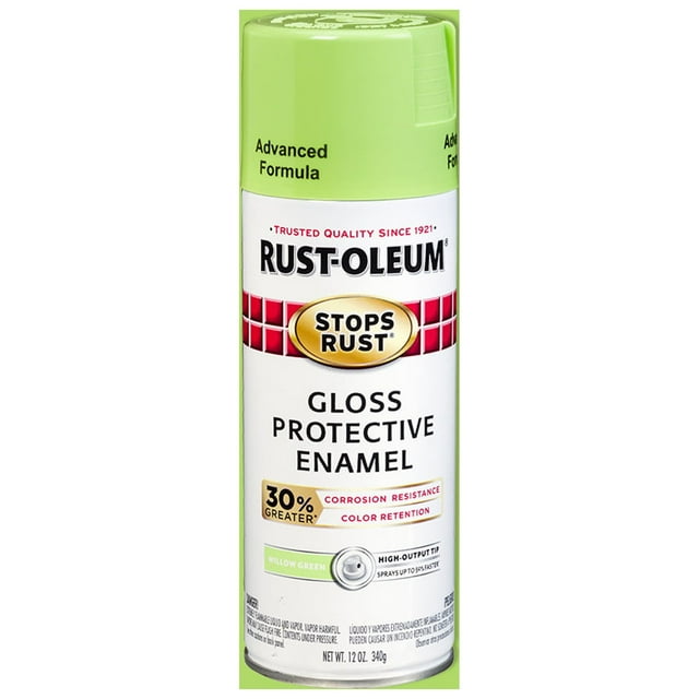 Rust-Oleum Stops Rust Advanced Gloss Willow Green Protective Enamel ...