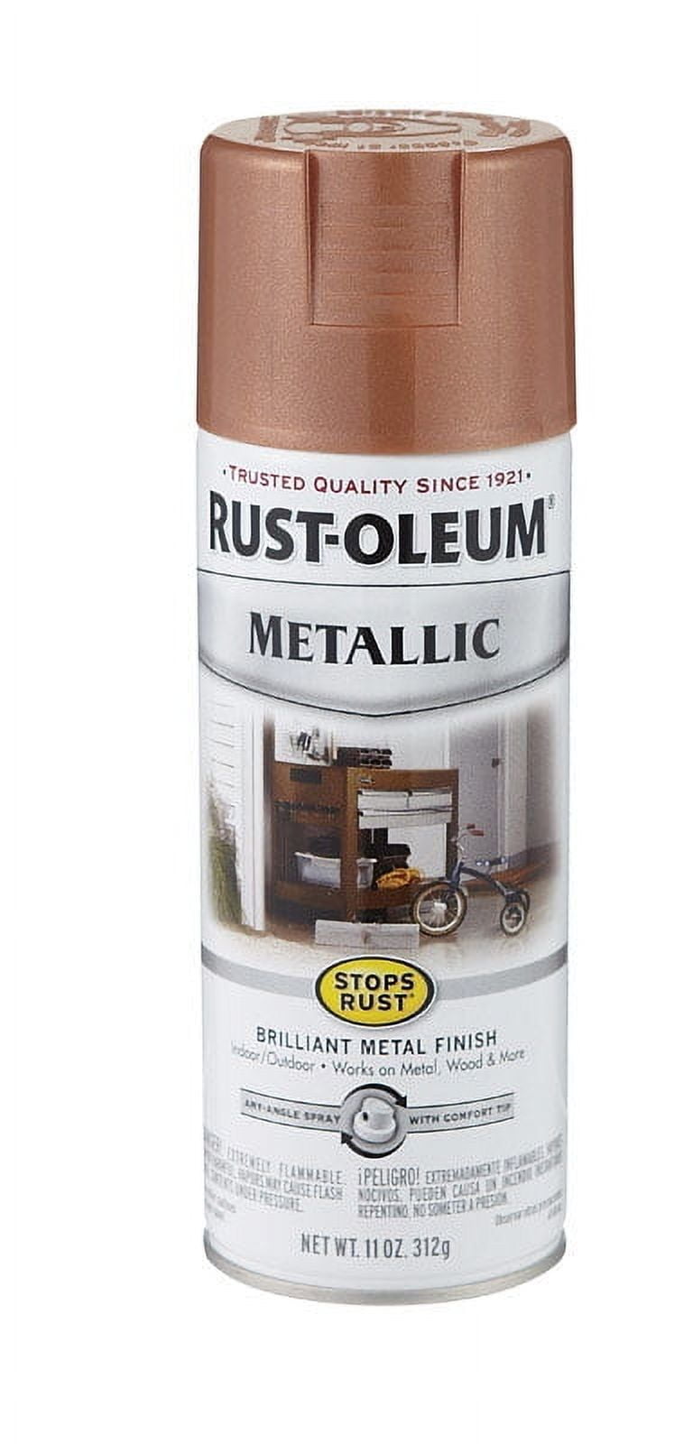 Rust-Oleum Stops Rust Copper Metallic Spray Paint 11 oz. - Walmart.com