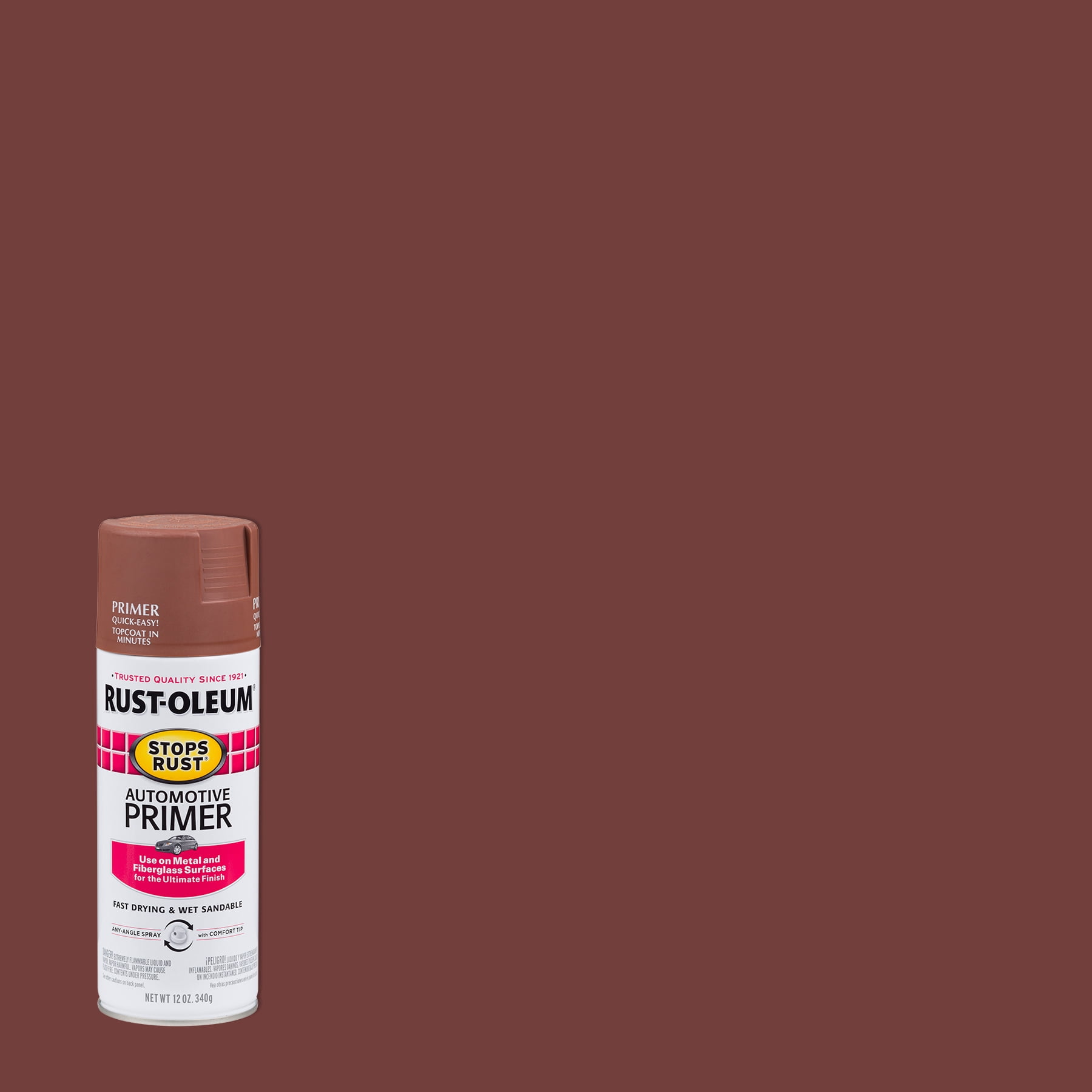 Rust-Oleum Stops Rust Red Flat Oil-Based Primer 12 oz. - Walmart.com