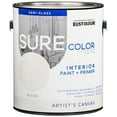 Rust-Oleum Sure Color Artist's Canvas, Interior Paint + Primer, Semi ...