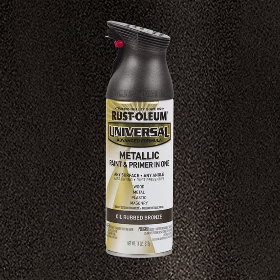 Oil Rubbed Bronze, Rust-Oleum Universal Metallic Paint & Primer Spray ...