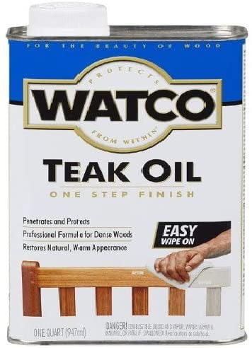 Rust Oleum Watco Teak Oil Wood Finish, 1 Quart - Walmart.com
