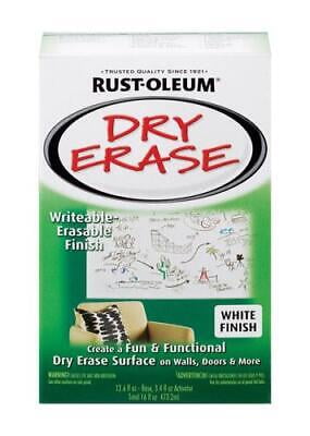 Rust-Oleum White Dry Erase Paint Kit 16 Oz. (Pack Of 2) - Walmart.com