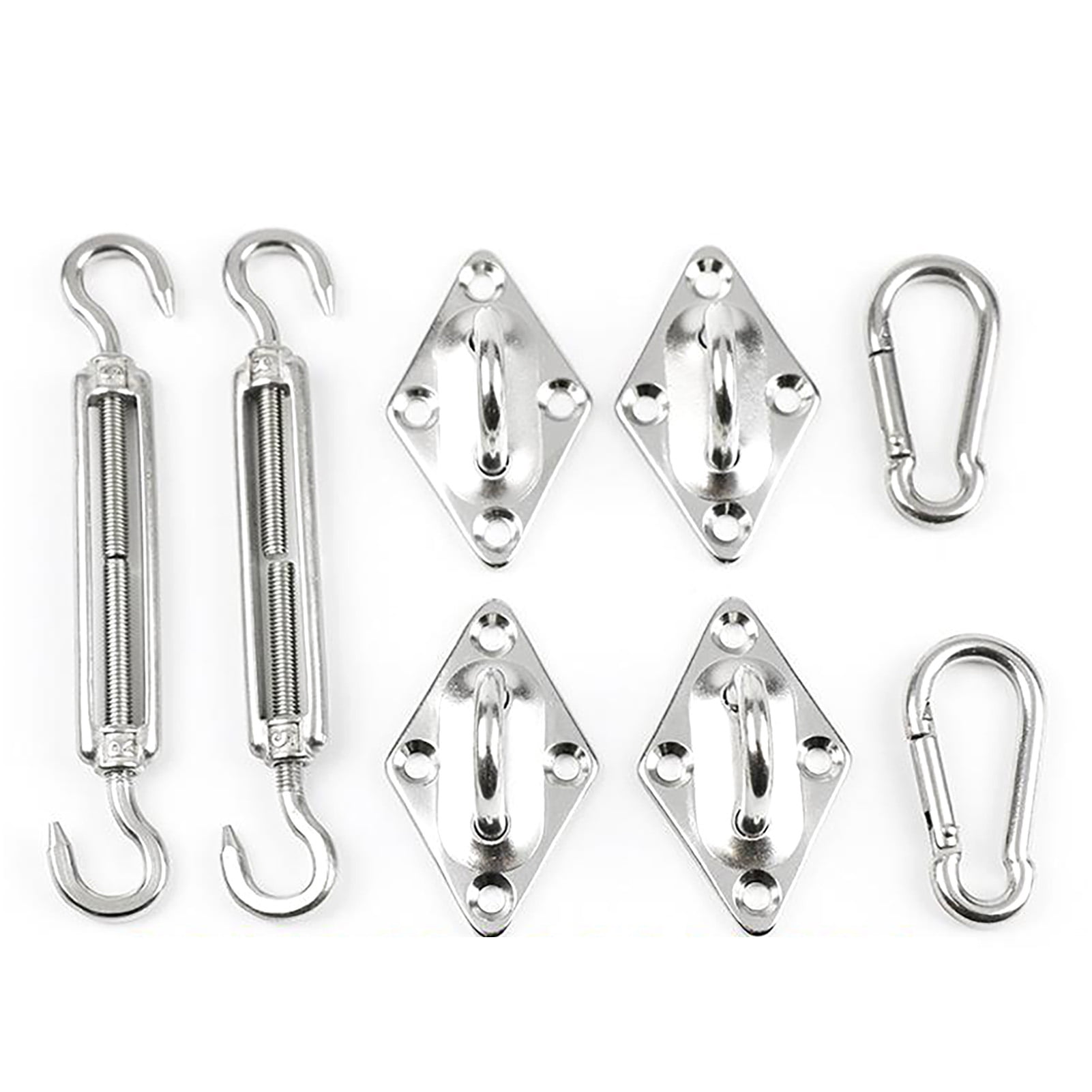 Rust-Proof 304 Turnbuckles & Eye Plates for Sun Sail Installation Heavy ...
