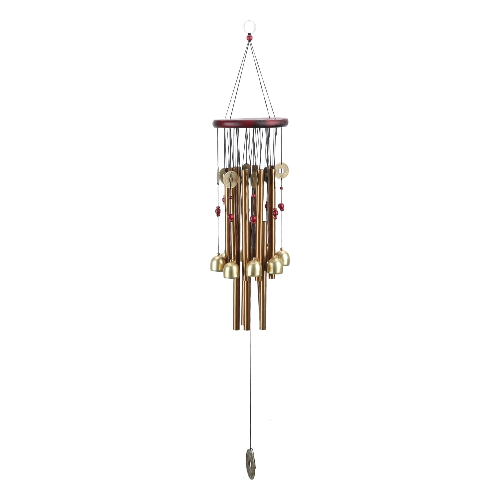 Rust-Proof Copper Alloy Wind Chimes Good Luck Hanging Wind Bells Home ...