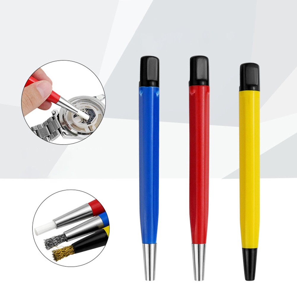 Rust Removal Brush Pen Glass Fiber Brass SteelNylon Brush Watch ...