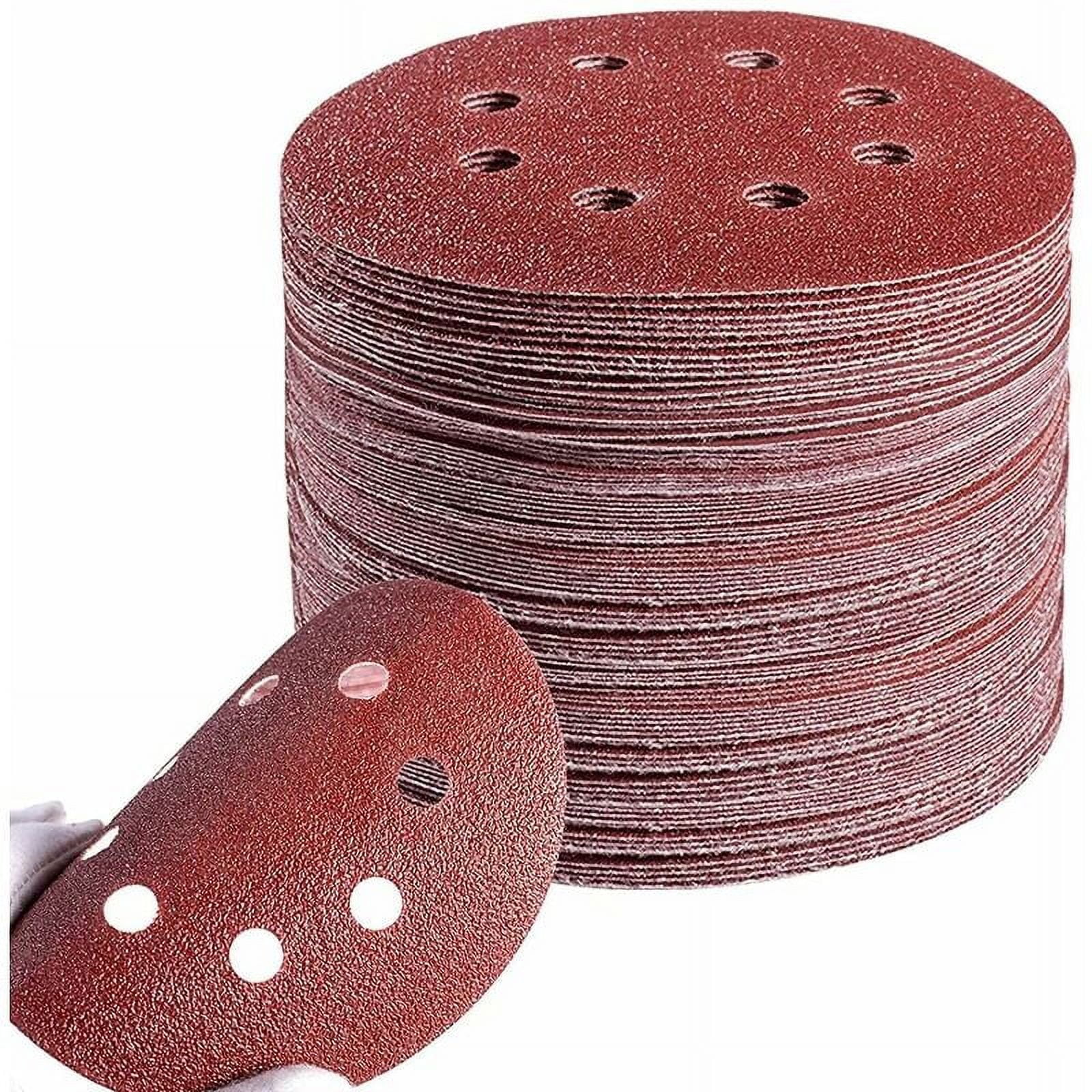 Rust Removal, Polishing, Abrasive Finishing 100-Pack 125mm 8-Hole ...
