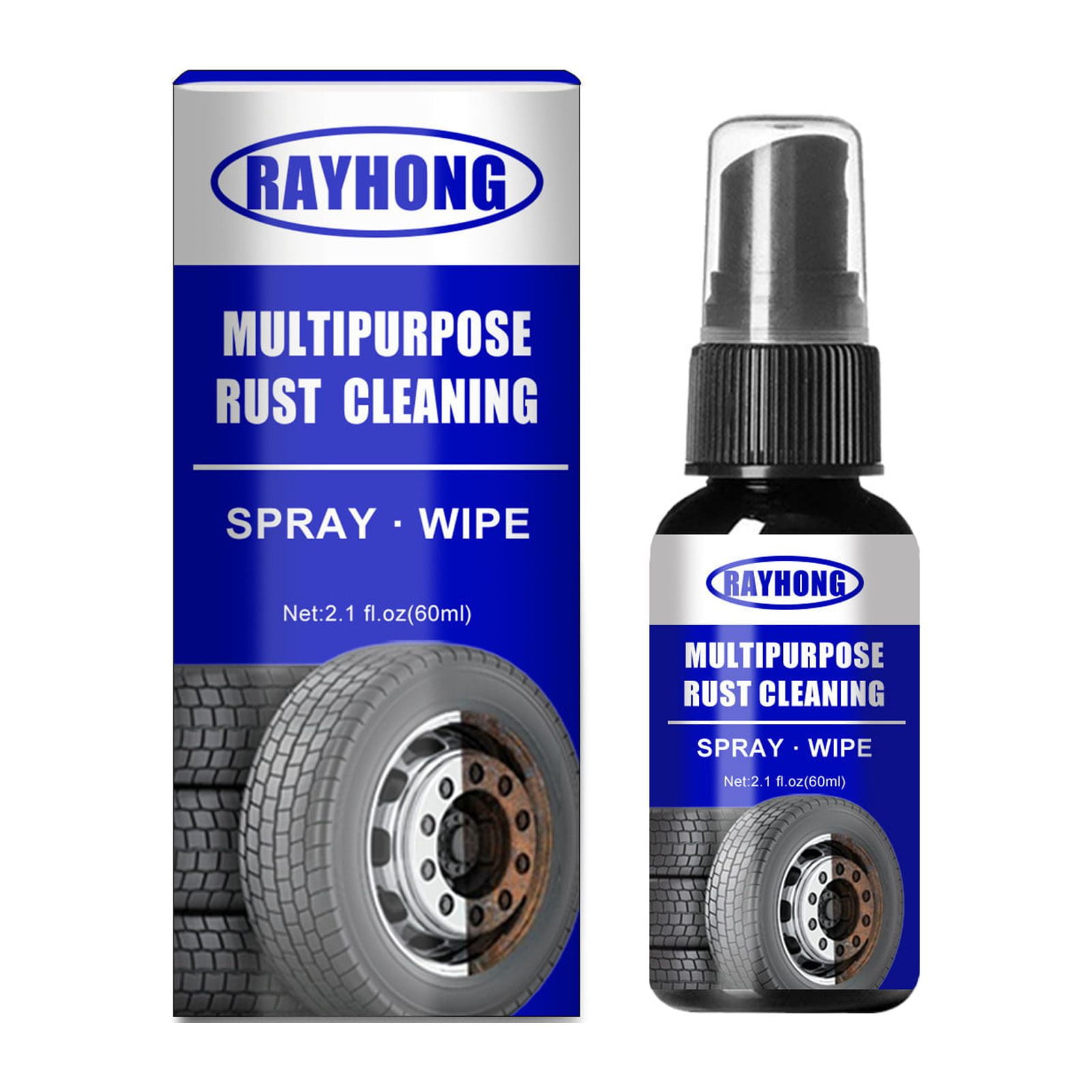 ESULOMP 60ml Multi-purpose Rust Removal Spray Car Maintenance Cleaning ...