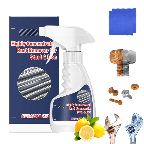 Rust Remover, Highly Concentrated Rust Remover for Steel & Iron, 2026 ...