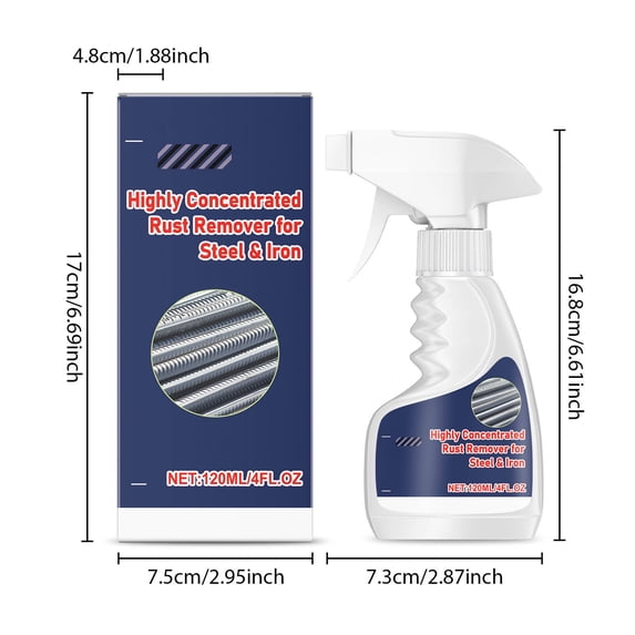 Rust Remover for Metal, Fast Acting Rust Dissolver, Concentrated Rust ...