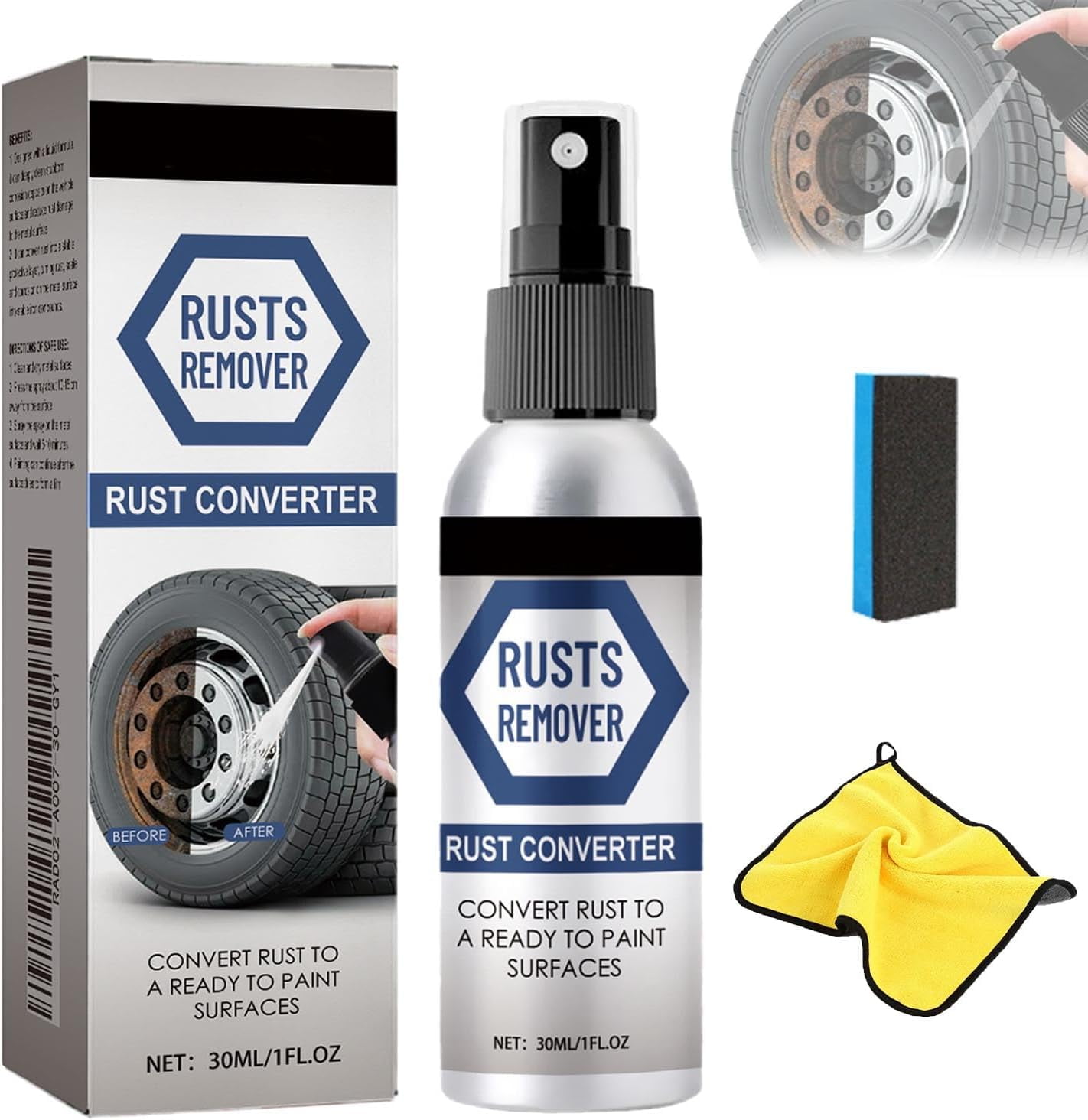 Rust Remover for Metal - Nexa Rust Remover Spray, Upgraded Nexa 2.0 ...