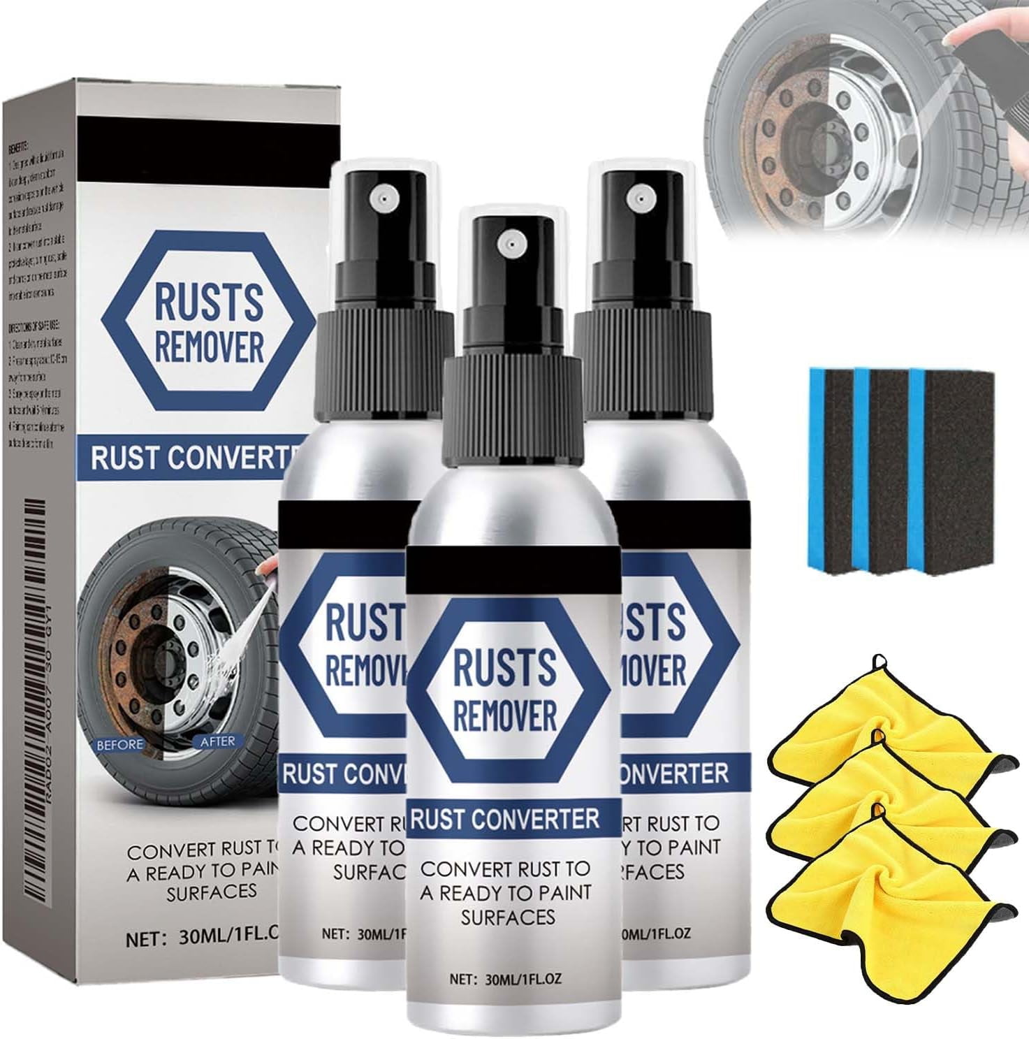 Rust Remover for Metal - Nexa Rust Remover Spray, Upgraded Nexa 2.0 ...