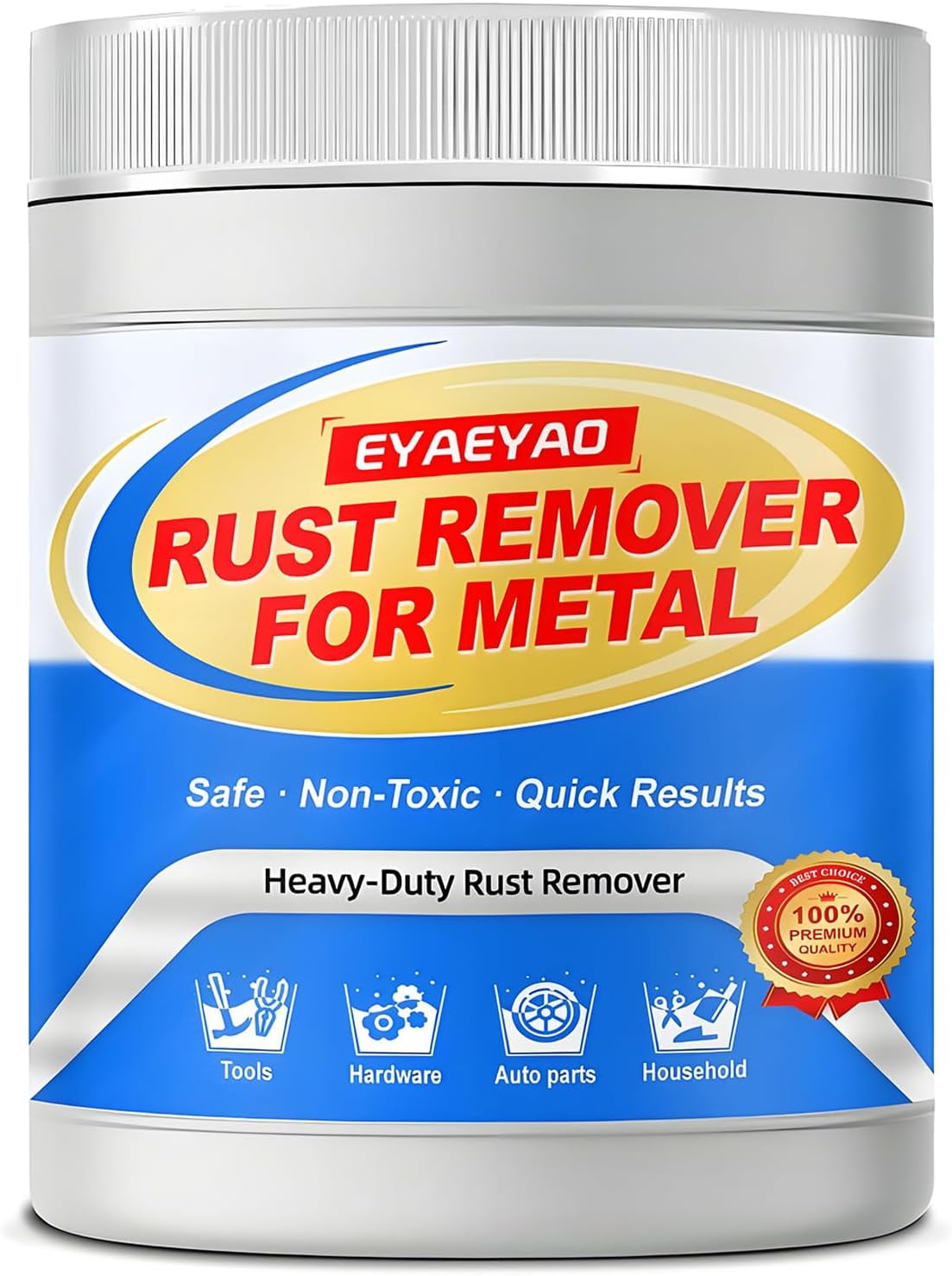 Rust Remover Powder, Rust Converter for Metal, Rust Stain Remover ...